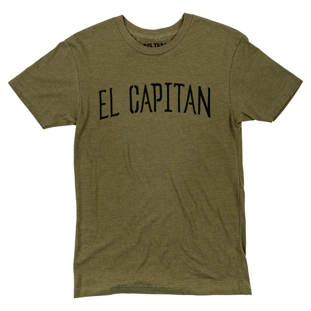 El Capitan T-Shirt - Military Green – Paris Texas Apparel Co
