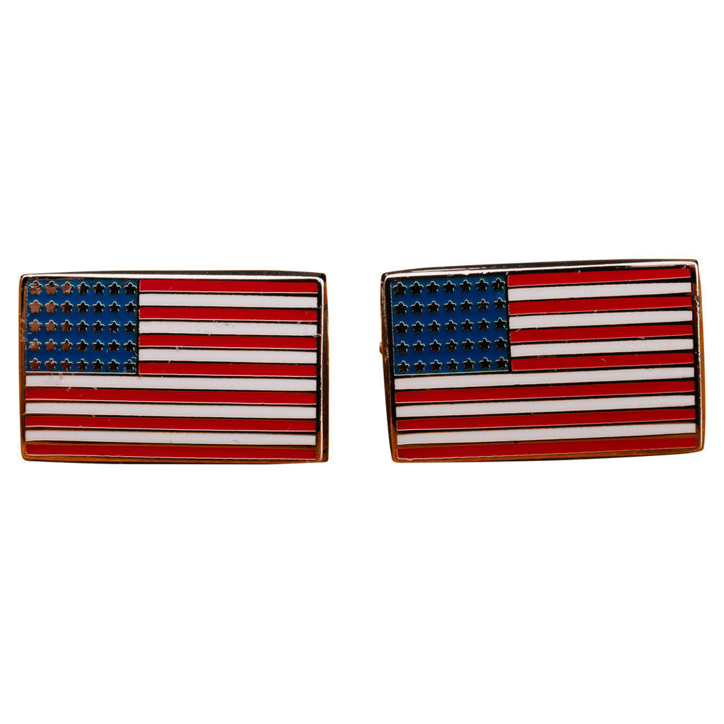 American Flag Cufflinks – Paris Texas Apparel Co