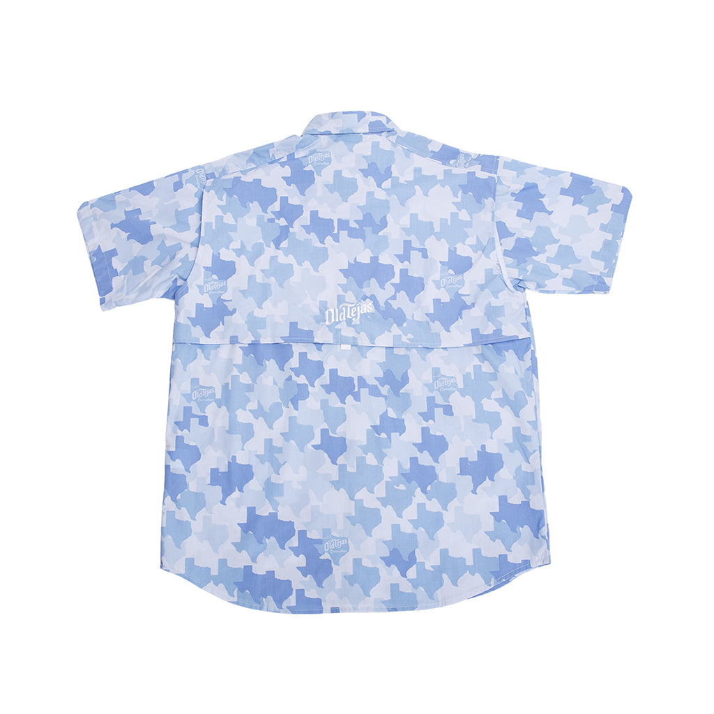 Old Tejas Camo Field Shirt - Blue – Paris Texas Apparel Co