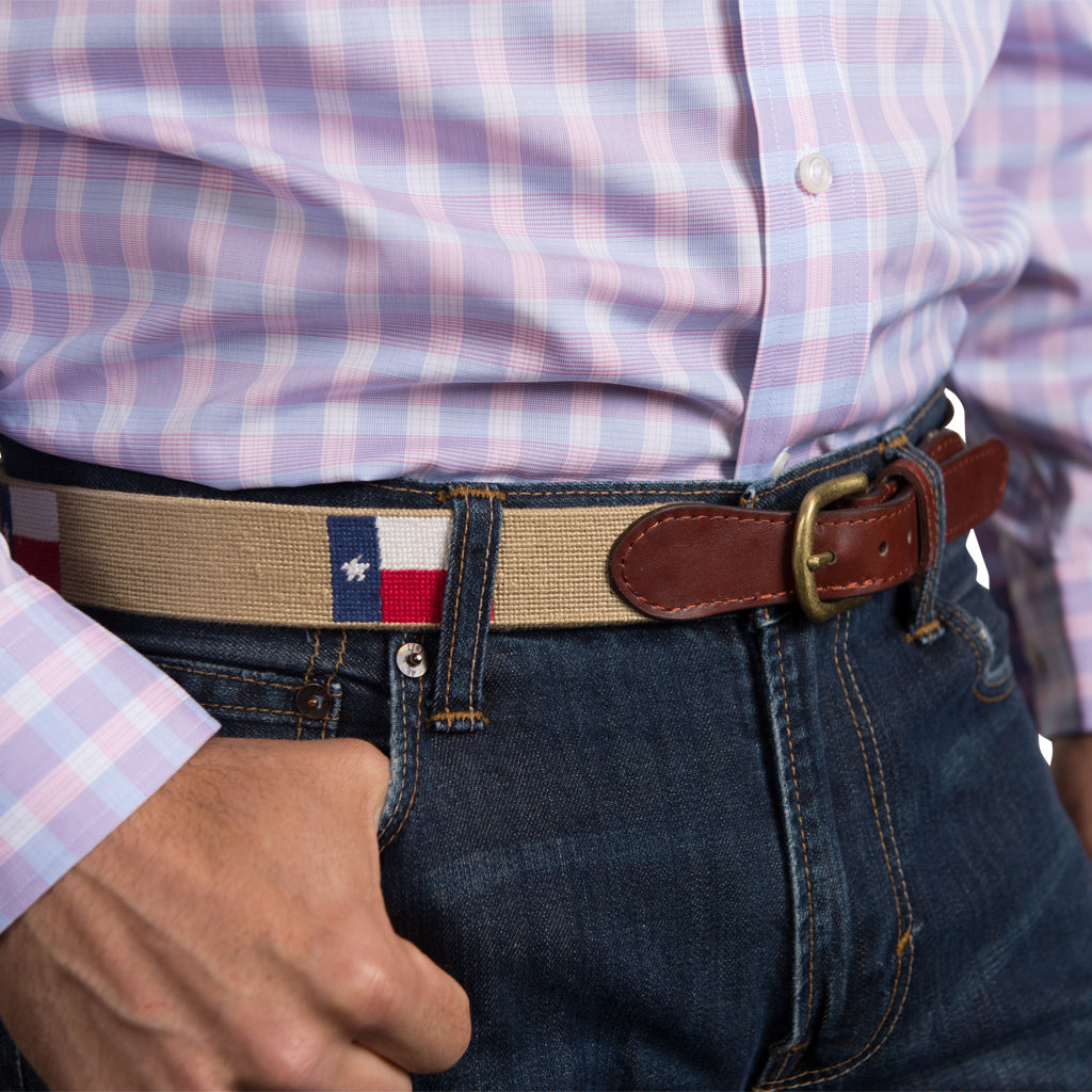 Texas Flag Needlepoint Belt – Paris Texas Apparel Co