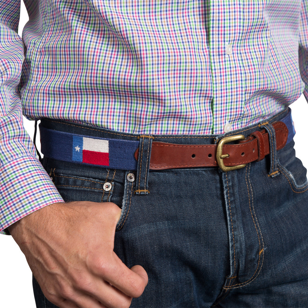 Texas Flag Needlepoint Belt – Paris Texas Apparel Co