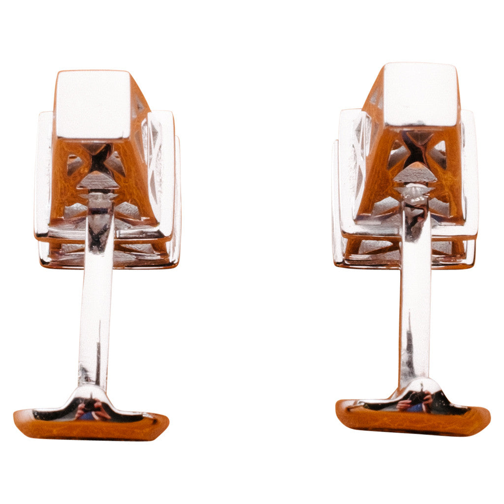 Sterling Oil Derrick Cufflinks – Paris Texas Apparel Co